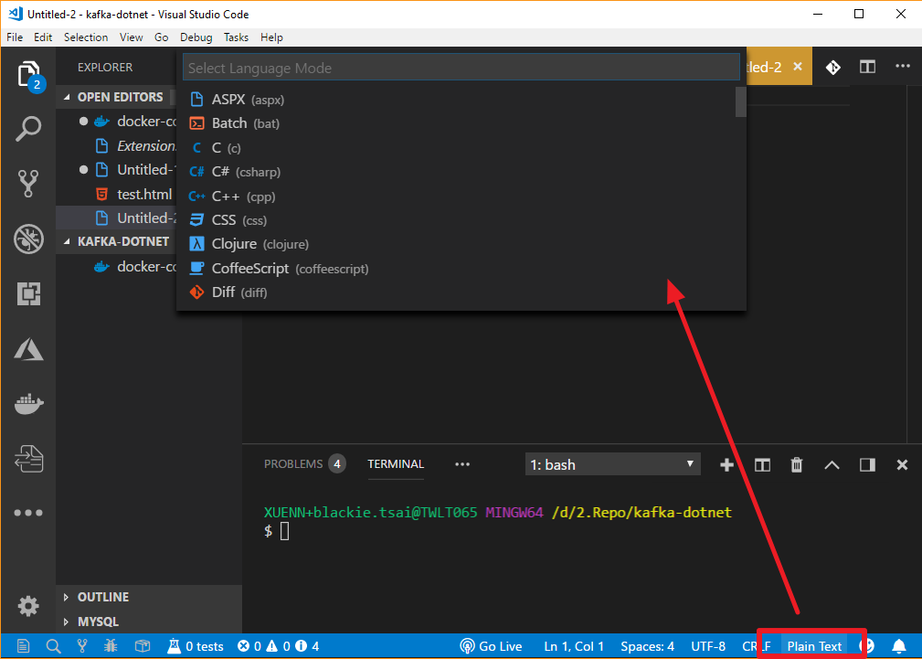 Visual Studio Code Change Syntax Blackie s Failed Notes
